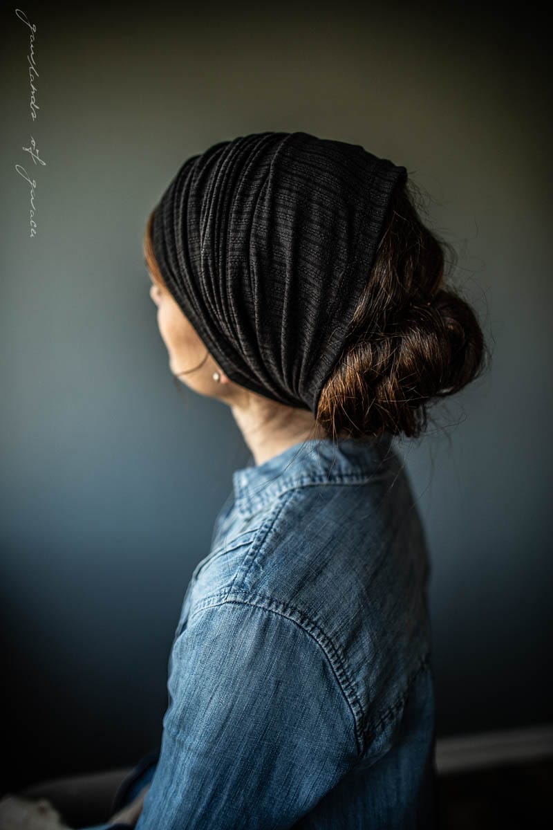 Garland's Textured Cowl Headcovering | Garlands of Grace